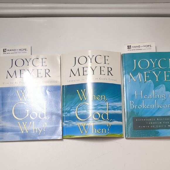 Joyce Meyer | Other | Joyce Meyer Book Set Of 3 Blue And White | Poshmark